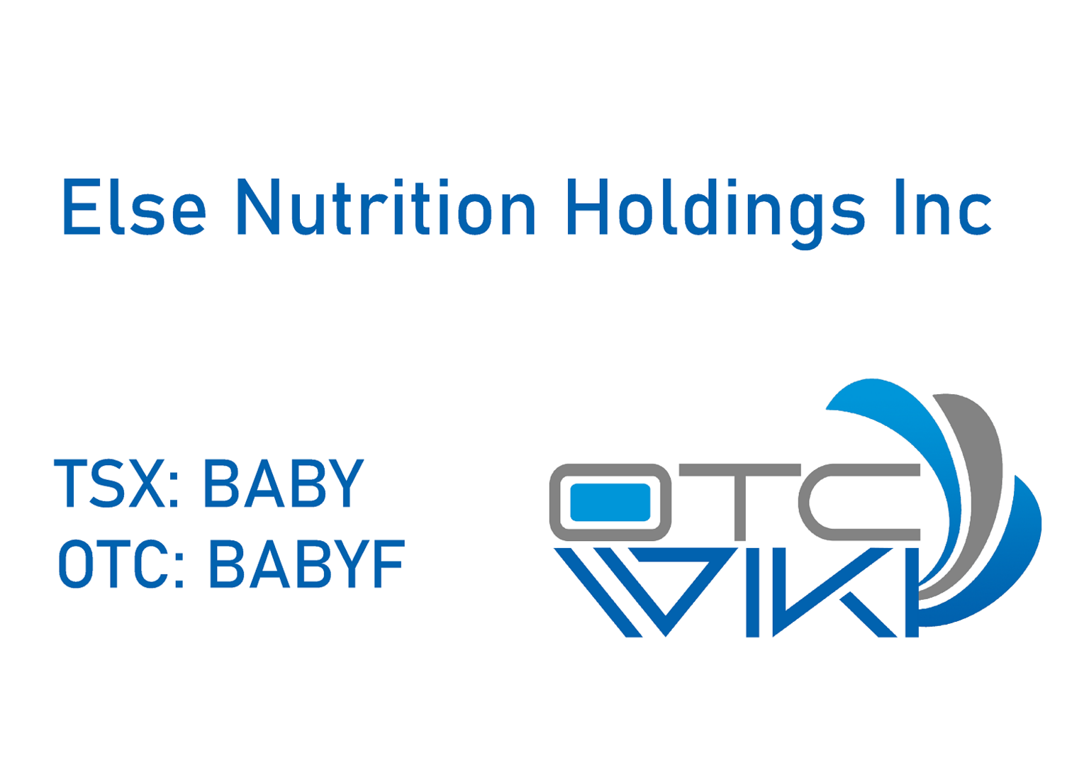 Else Nutrition Holdings Inc. - BABYF stock - OTC Wiki