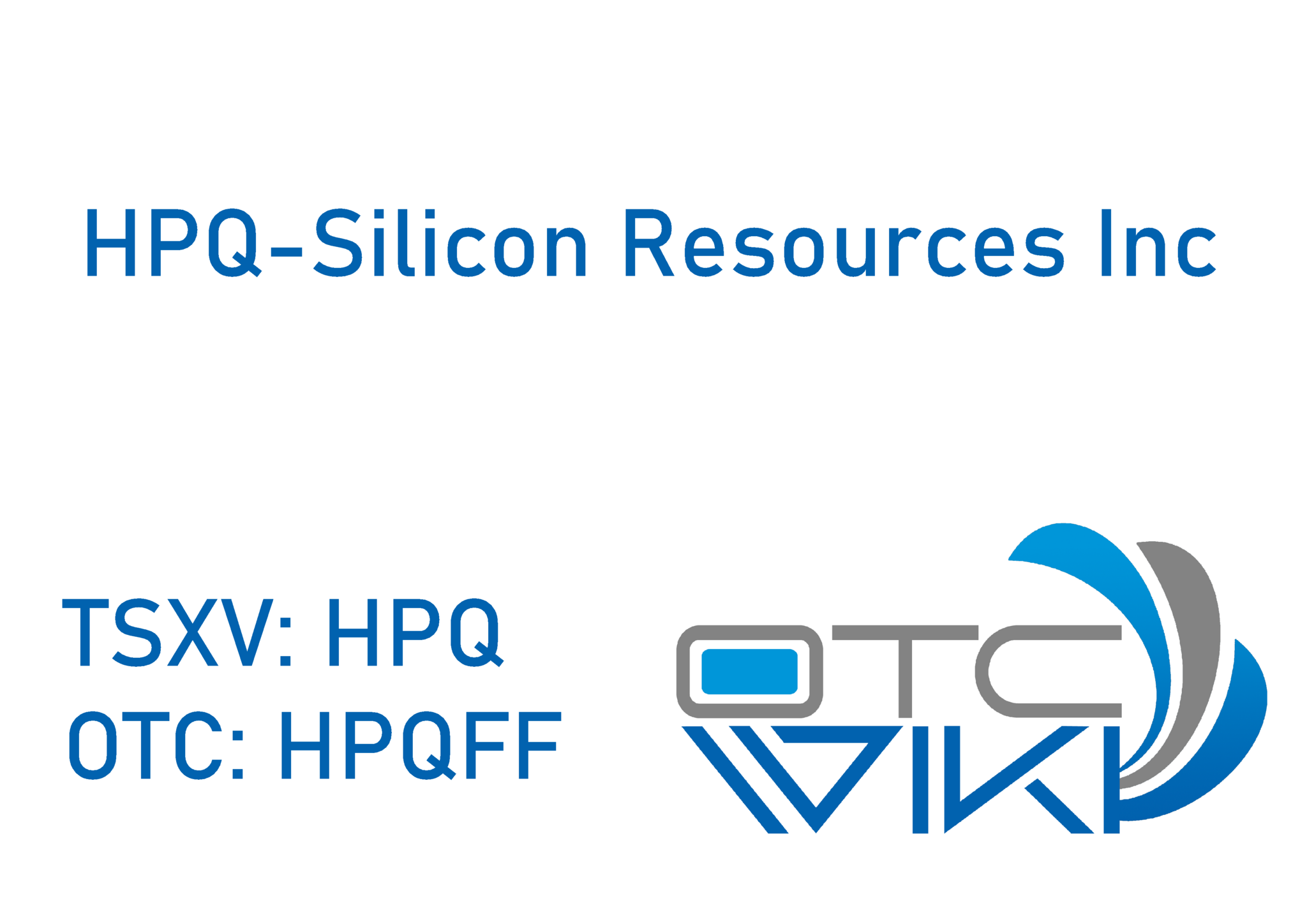 HPQ Silicon Inc. - HPQFF stock - OTC Wiki