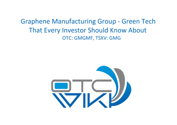 Graphene Manufacturing Group - Green Tech That Every Investor Should ...